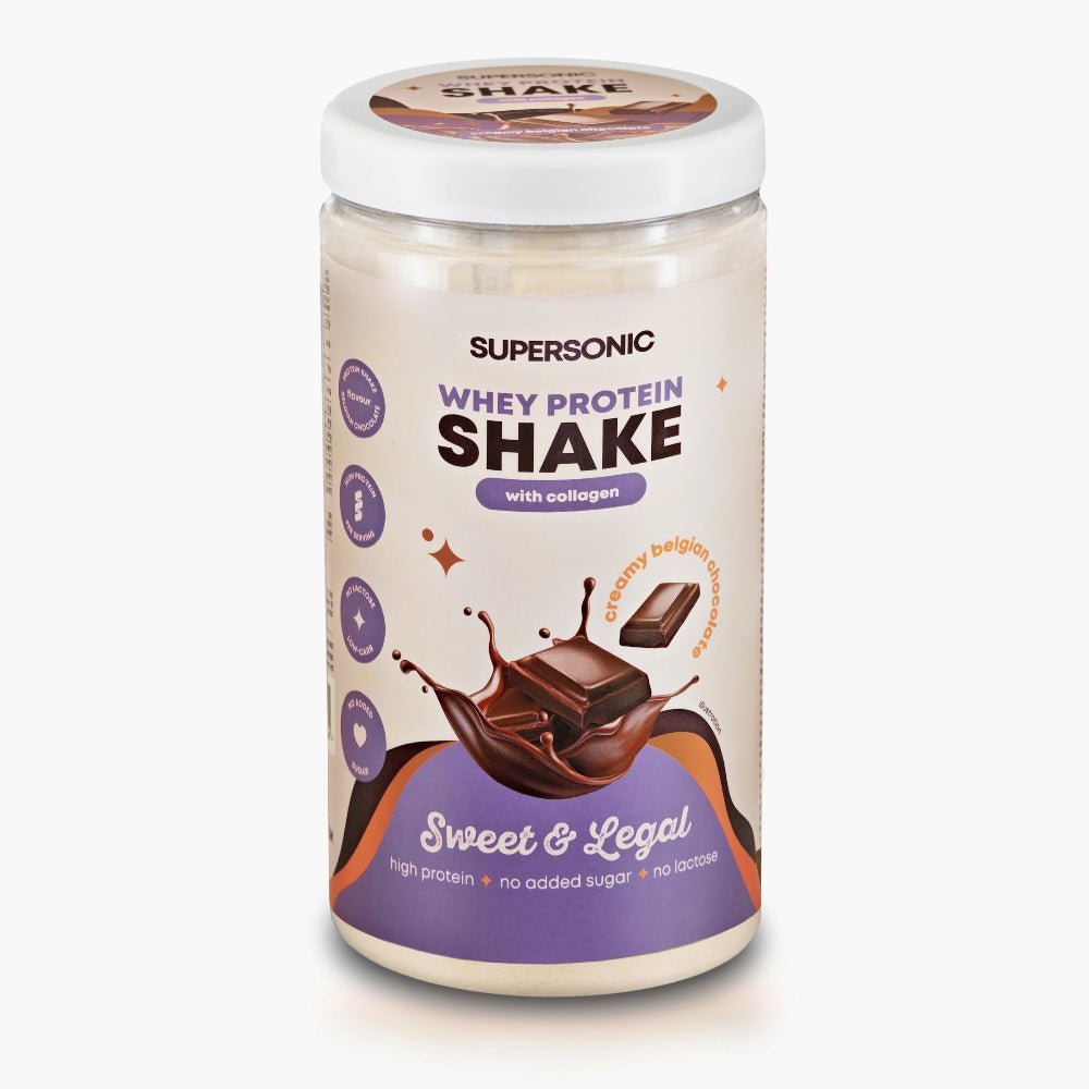 Whey Protein SHAKE with collagen - Belgian Chocolate 560g from Vesa ...